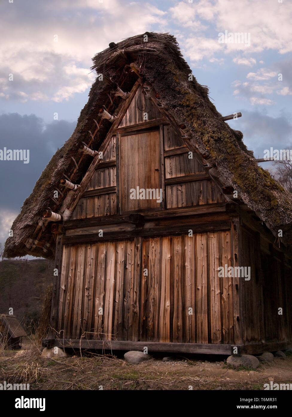 A unique traditional rural village of Shirakawa Go, Japan. It is also a ...