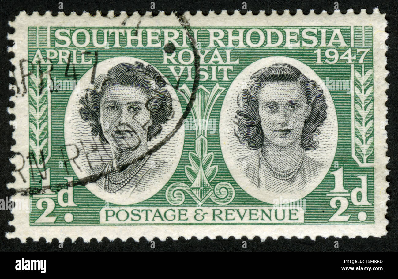 Southern Rhodesia Stamp High Resolution Stock Photography and Images ...