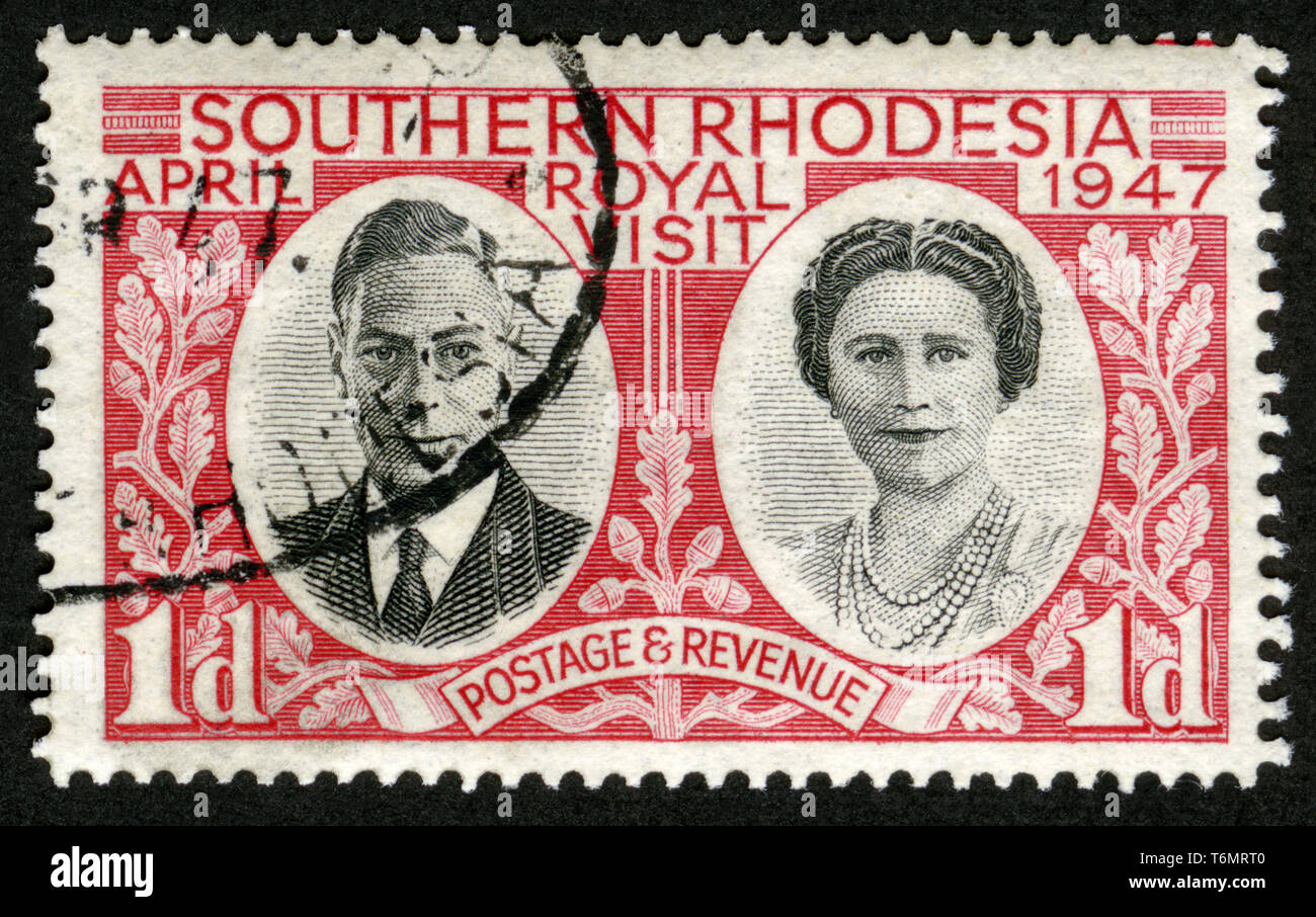 Southern Rhodesia Stamp High Resolution Stock Photography and Images ...