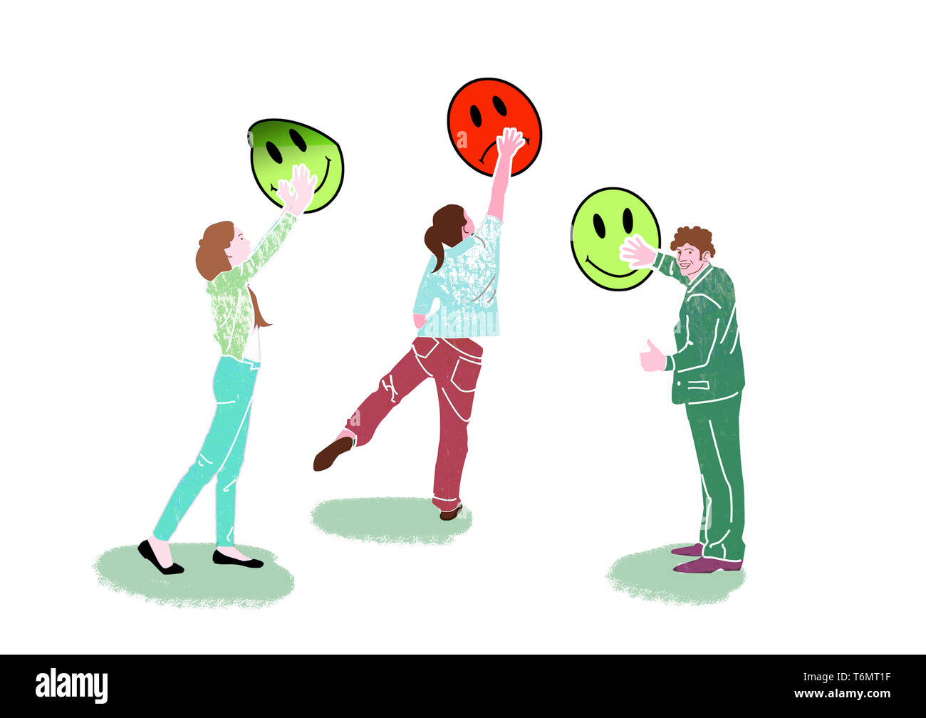 Emoticons vector hi-res stock photography and images - Alamy