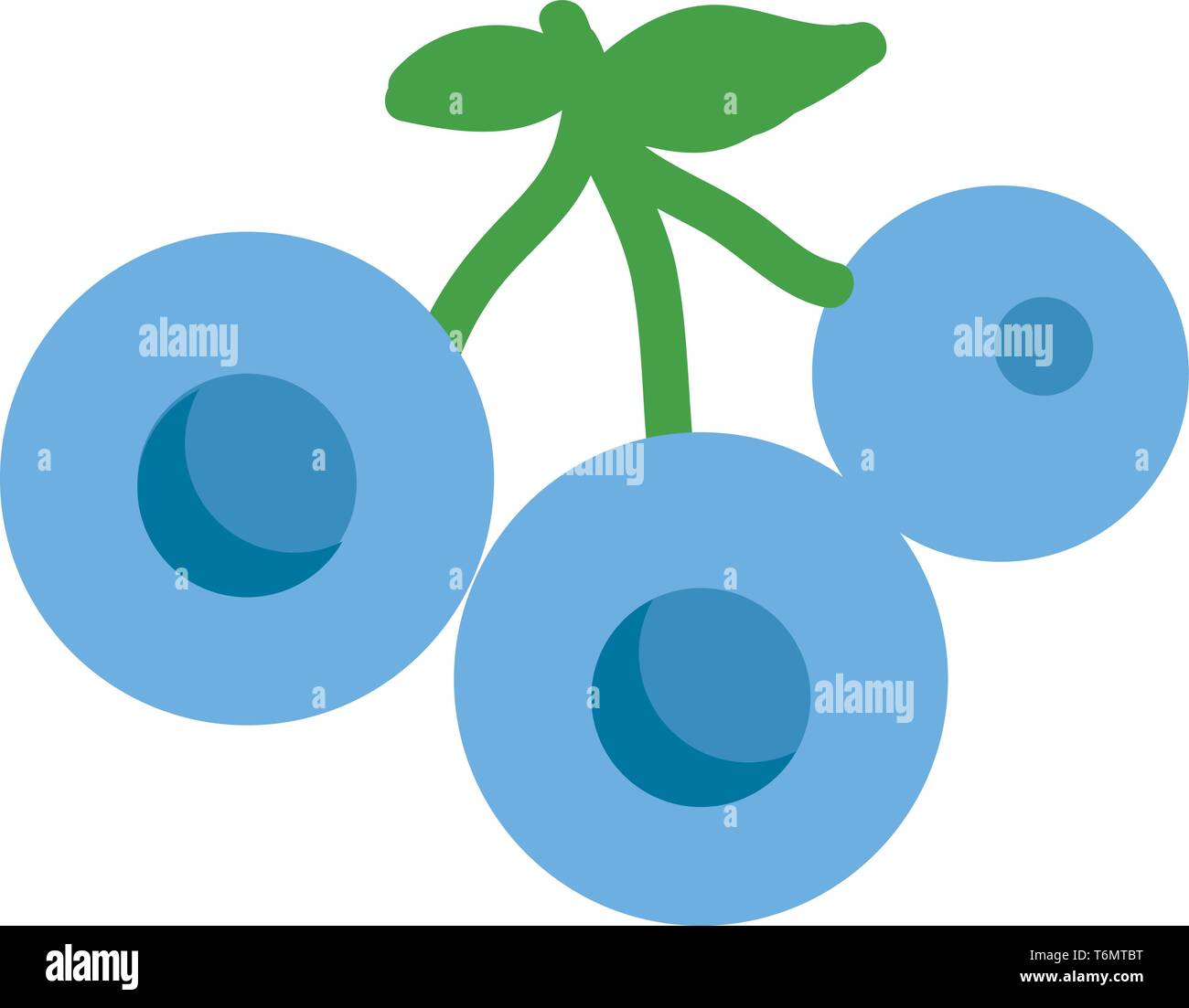 Organic blueberries fruits fresh Stock Vector Images - Alamy