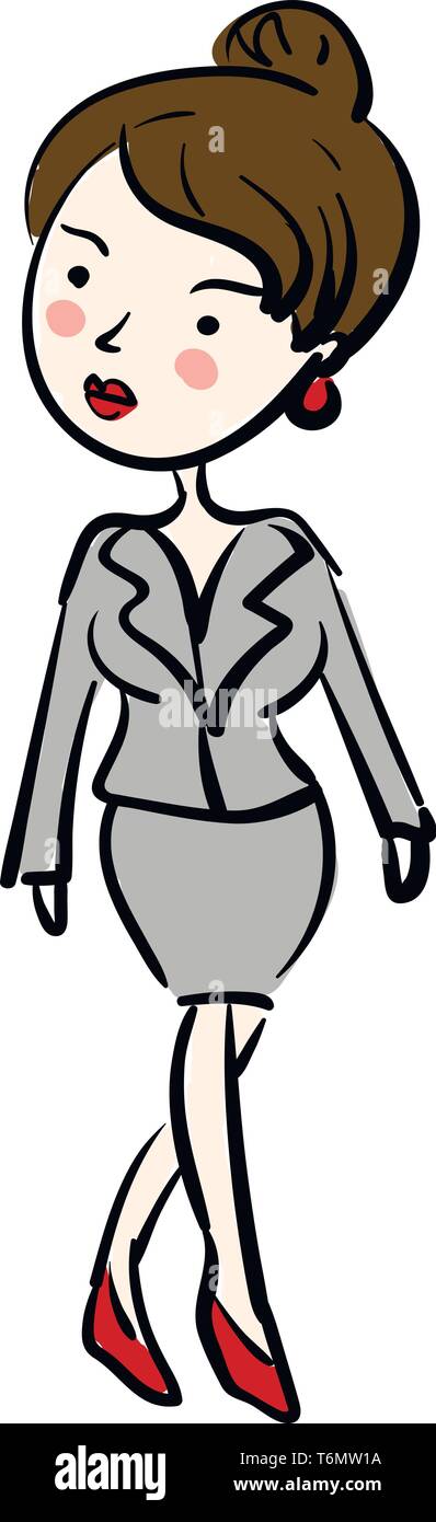 Woman work corporate workplace Stock Vector Images - Alamy