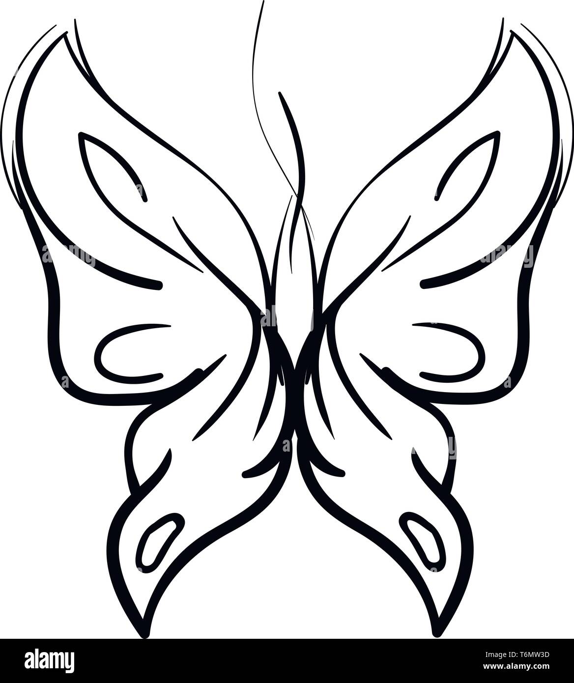 Drawing butterfly hi-res stock photography and images - Alamy