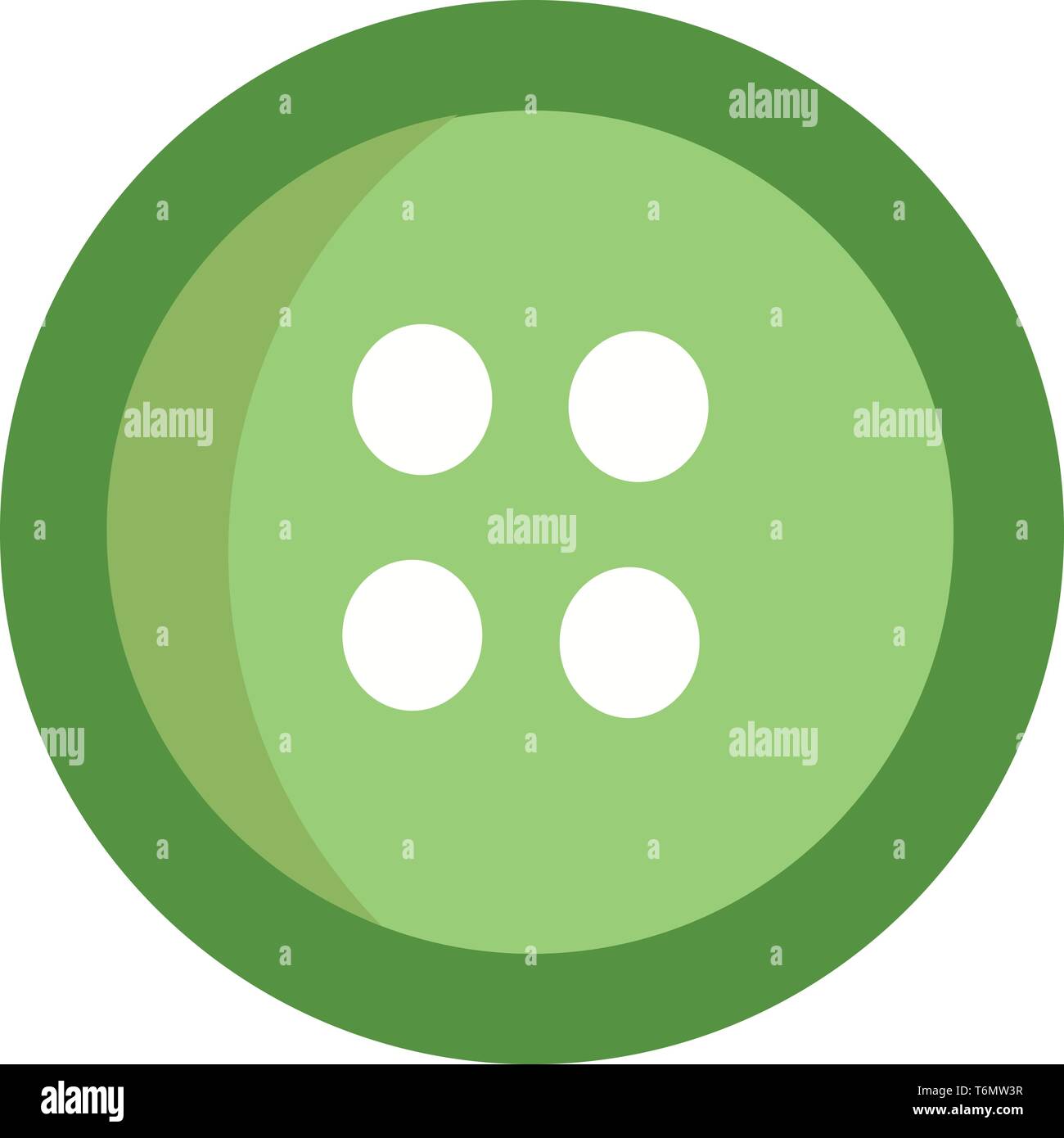 Green sewing button vector illustration Stock Vector Image & Art - Alamy