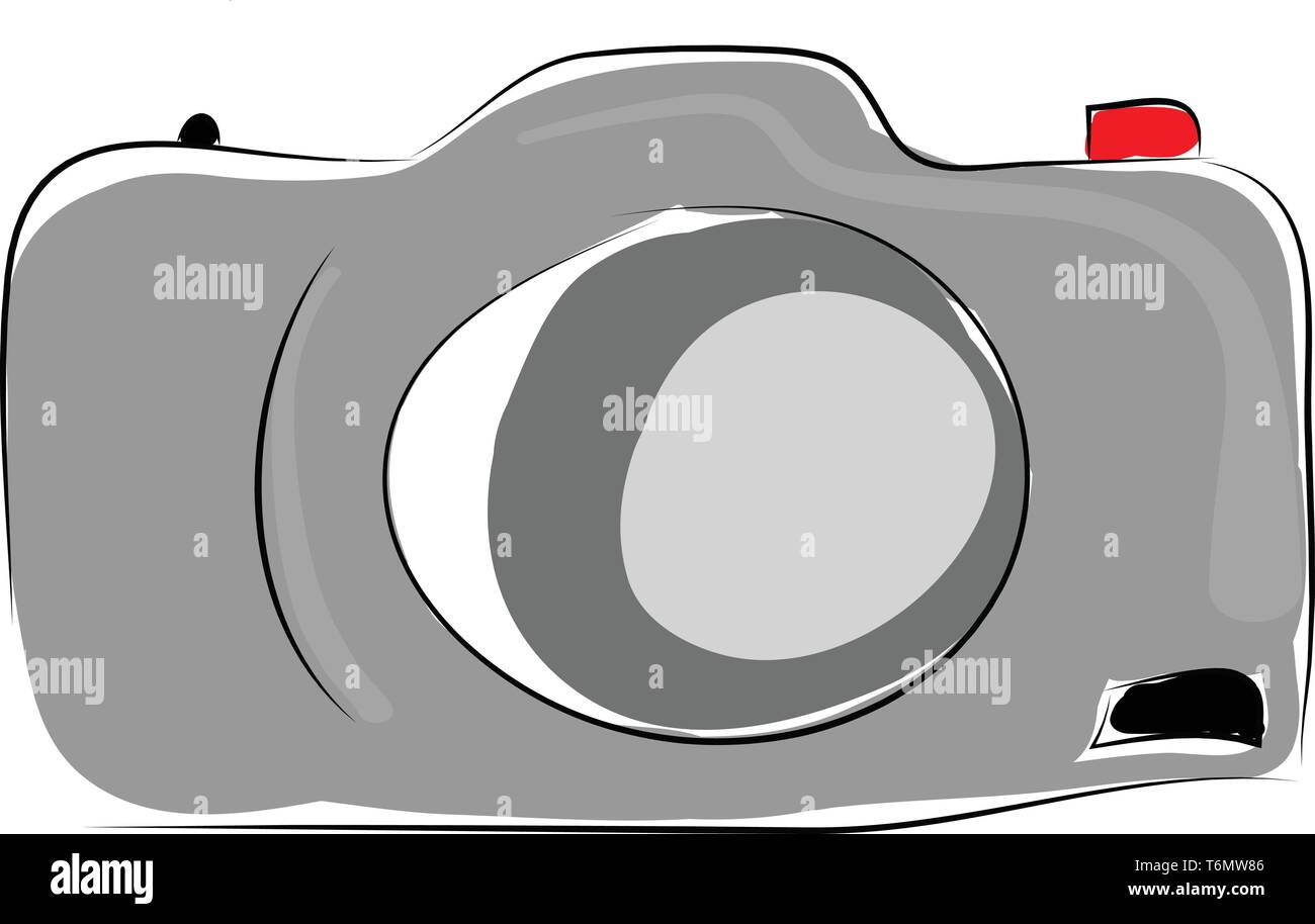 Modern camera vector illustration Stock Vector Image & Art - Alamy