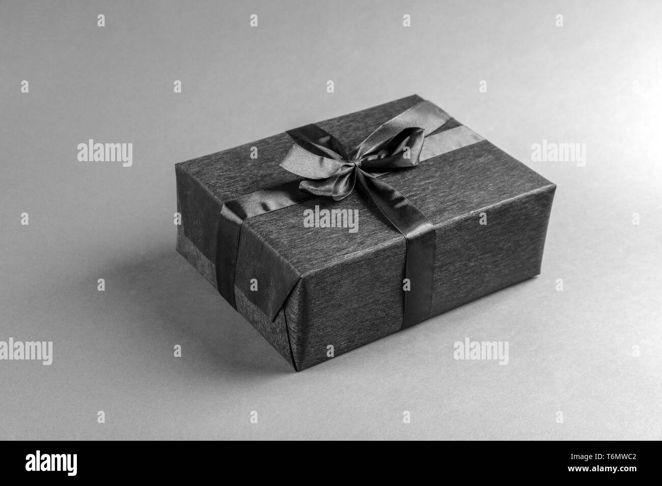 Elegant gift box Black and White Stock Photos & Images - Alamy