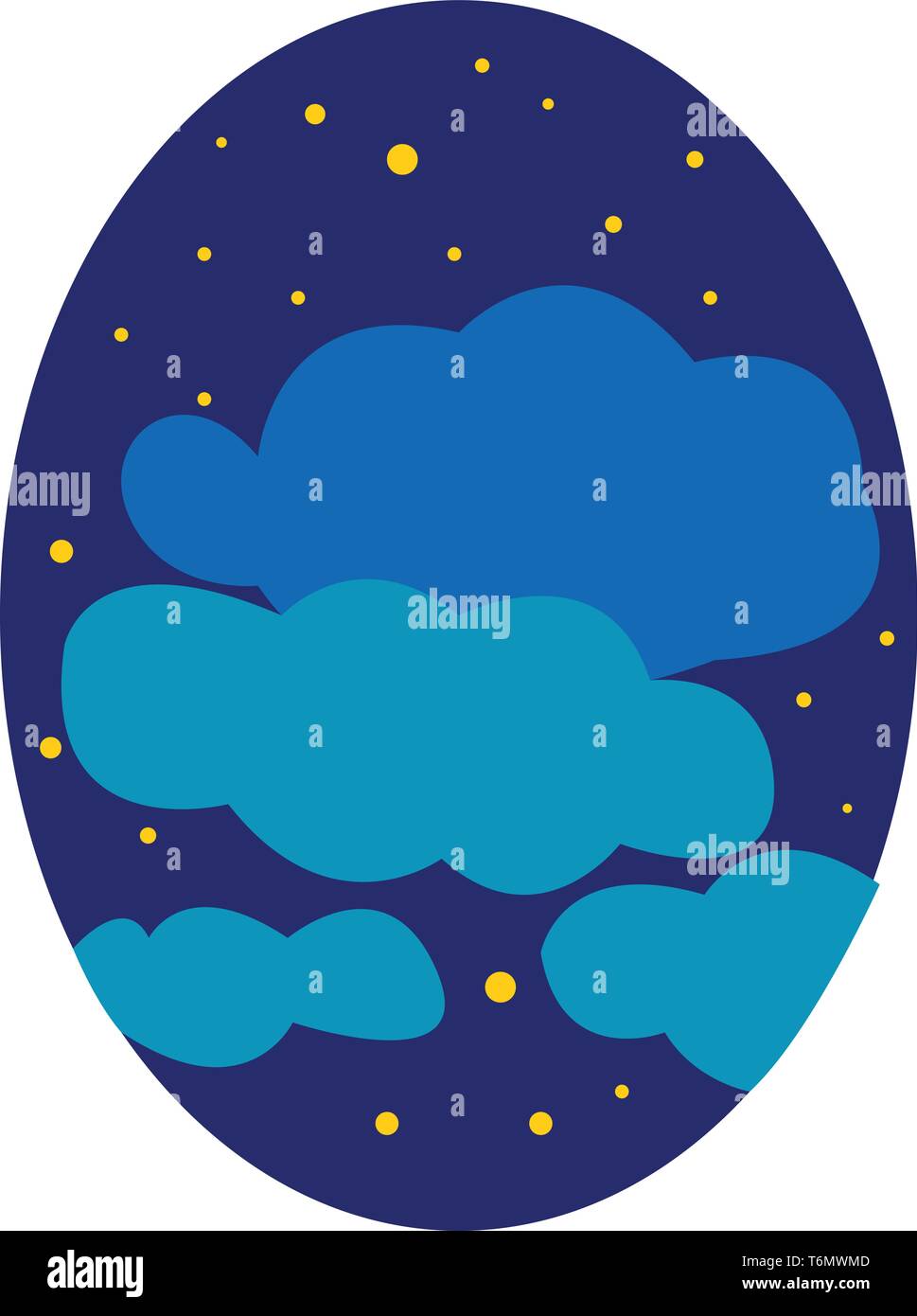 Sky clouds scenery Stock Vector Images - Alamy