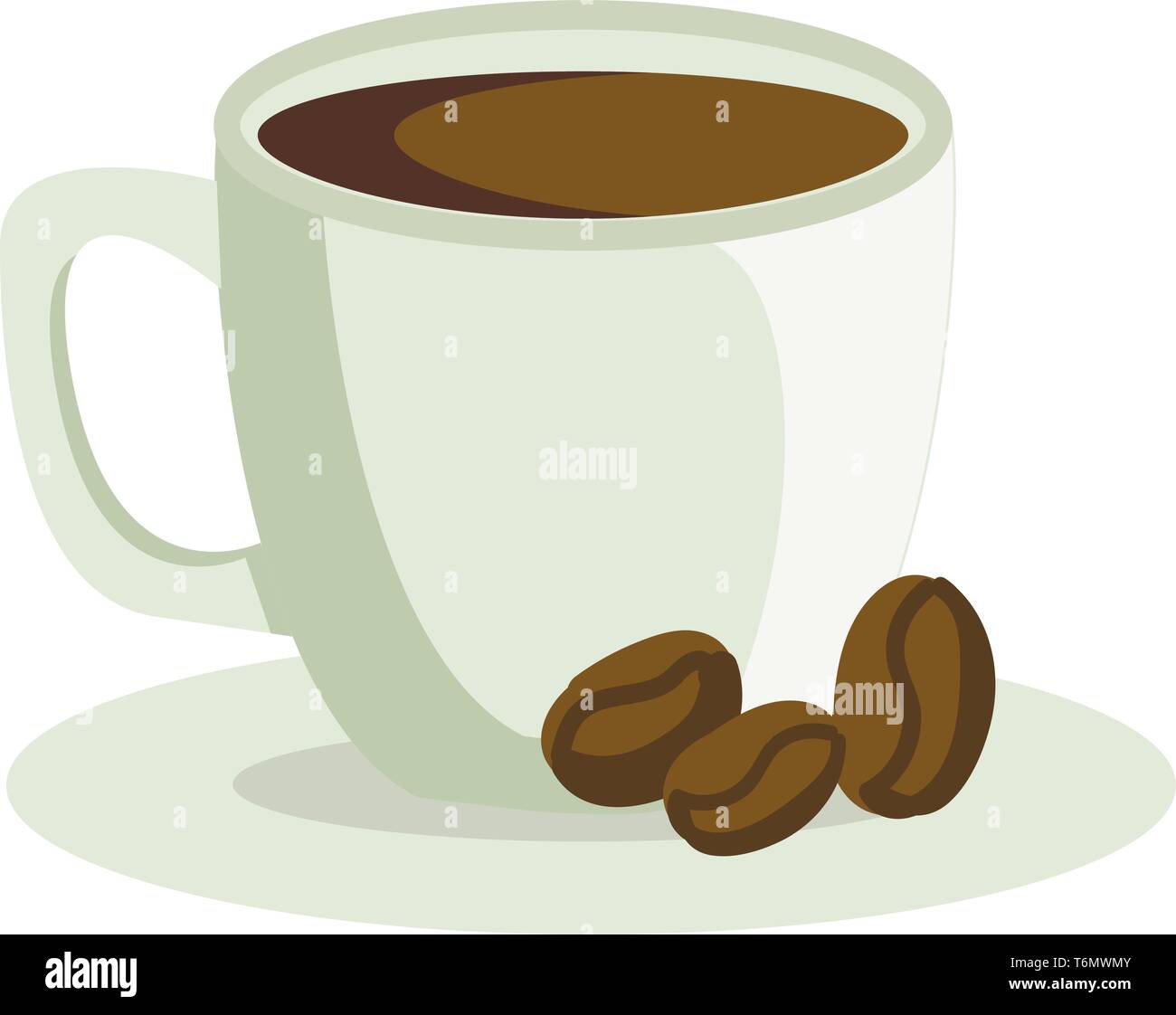 Cup of coffee vector illustration Stock Vector Image & Art - Alamy