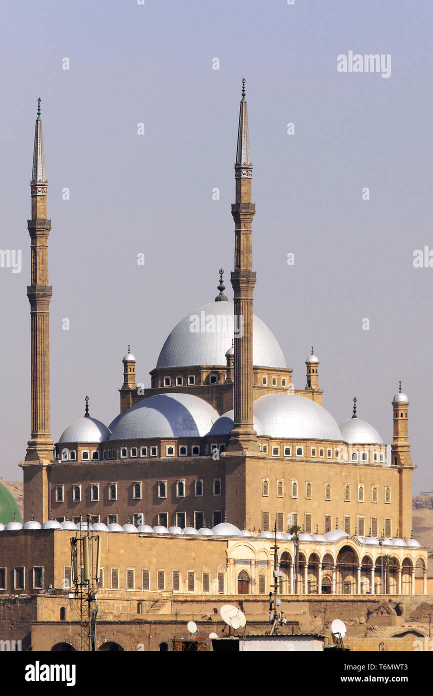 Mohammed Ali Alabaster mosque at Citadel in Cairo Stock Photo - Alamy
