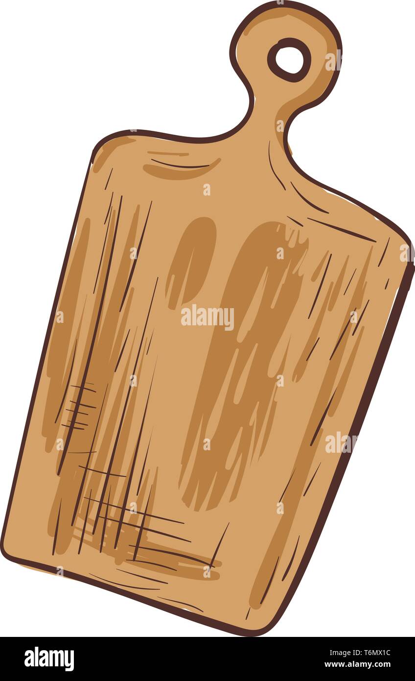 Empty wooden kitchen board Stock Vector Images - Alamy