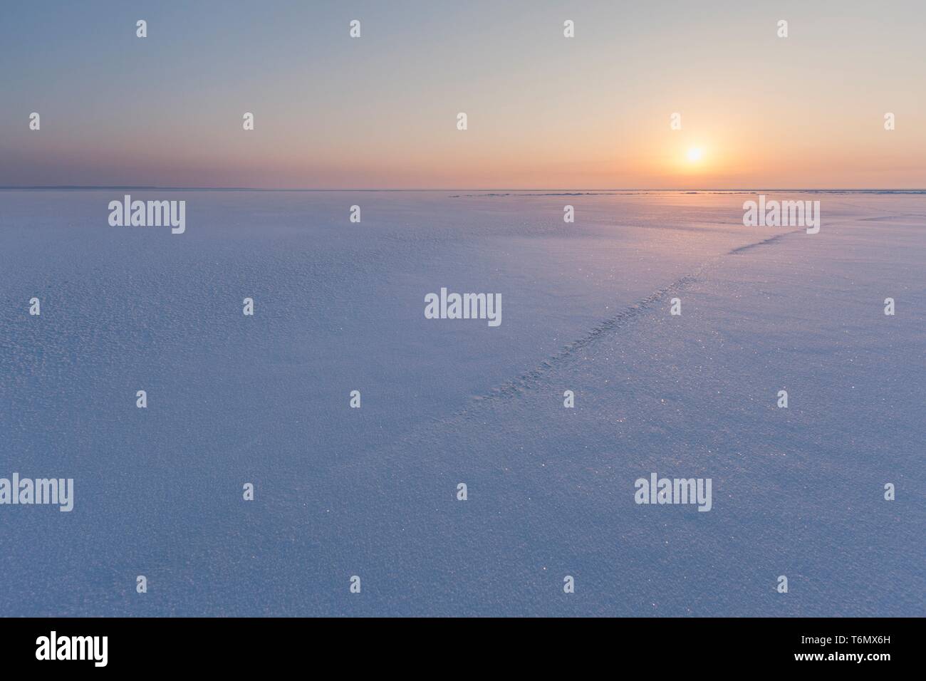 Icy coast in Kiiu, Aabla Stock Photo - Alamy