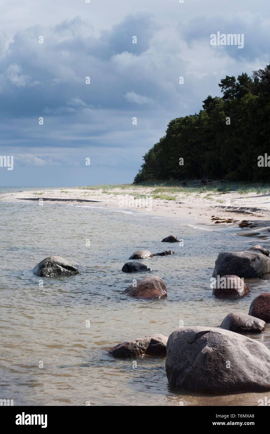 Coast on Ruhnu Island Stock Photo - Alamy