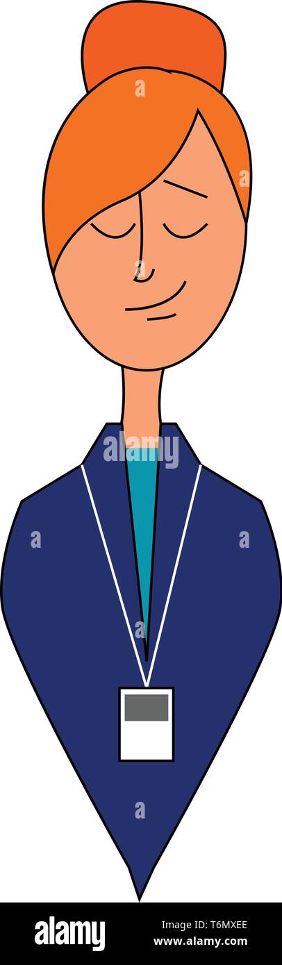 Girl ready for work vector illustration Stock Vector Image & Art - Alamy