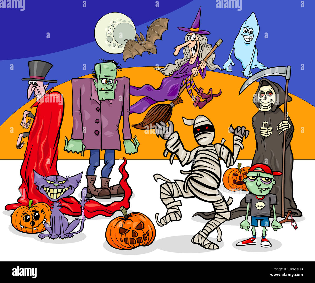 Spooky characters hi-res stock photography and images - Alamy