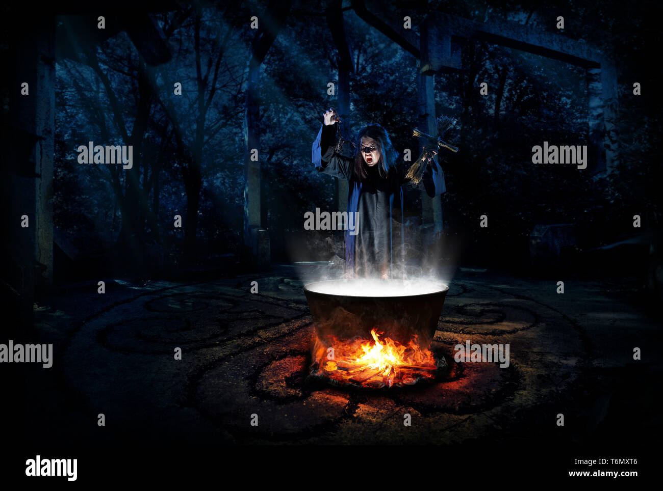 Ritual at night hi-res stock photography and images - Alamy