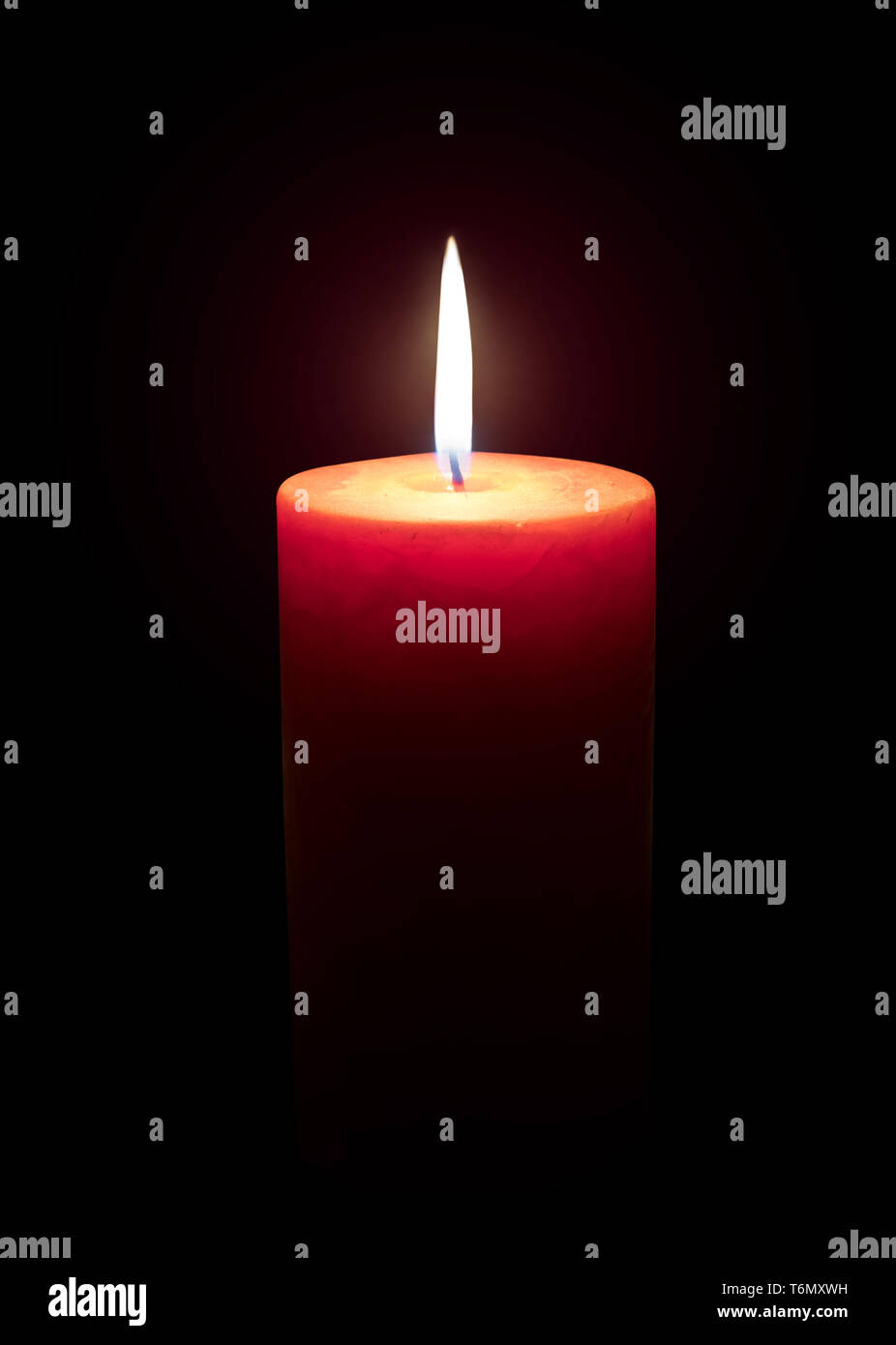 Black candle flame alight hi-res stock photography and images - Alamy