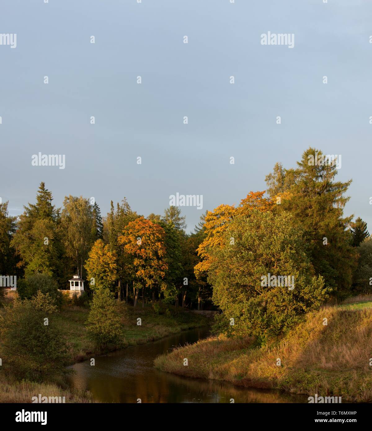 Vihula manor complex in autumn Stock Photo - Alamy