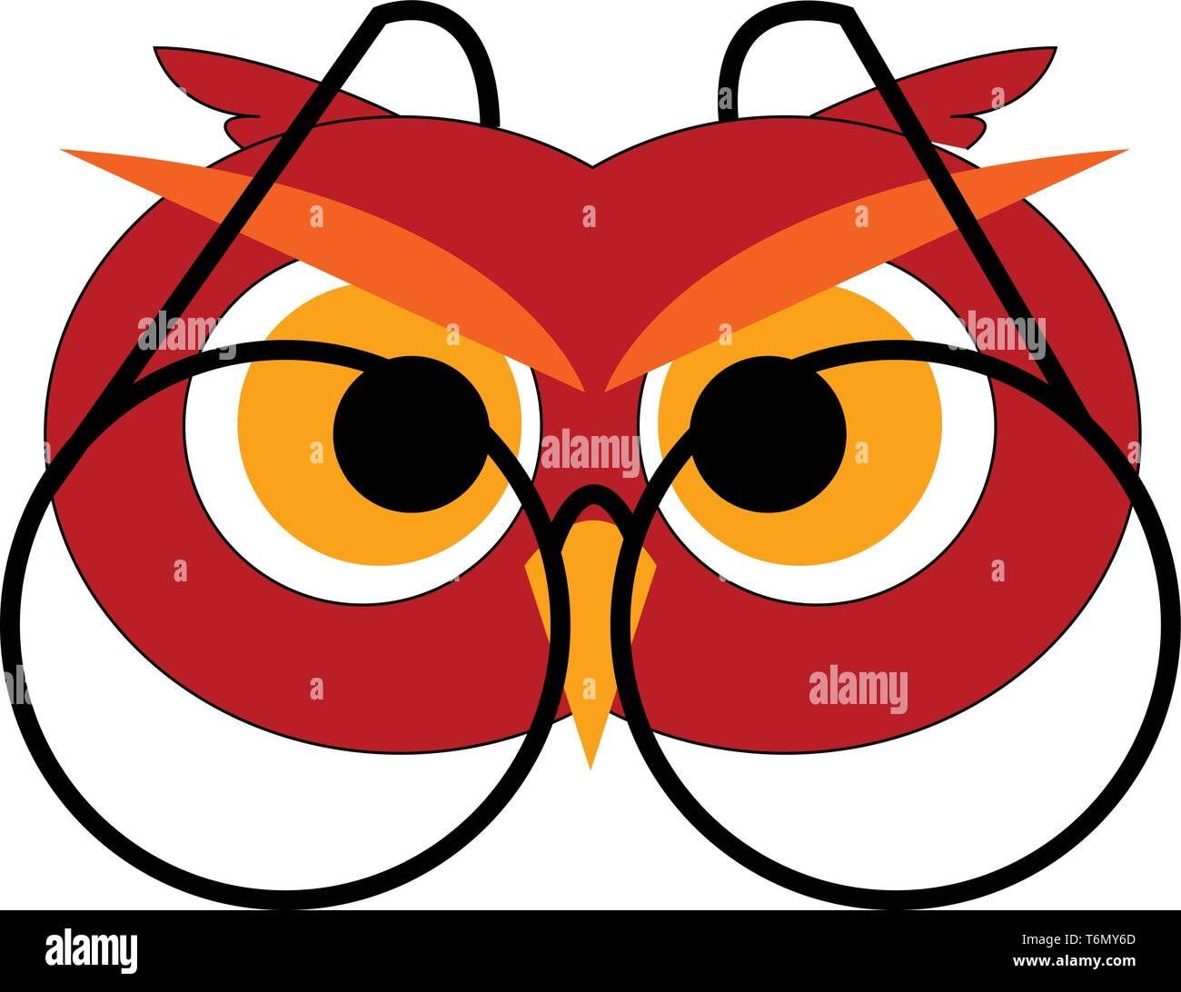 Owl Wearing Glasses Clipart