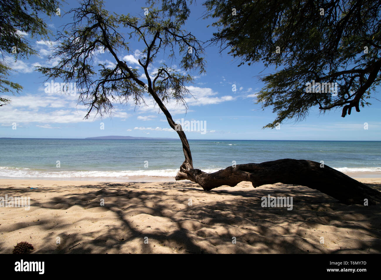 Sun, shade, sand and pristine water Stock Photo - Alamy