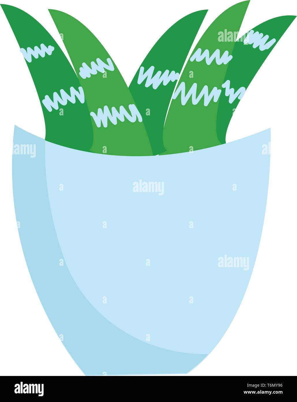 Plant in vase illustration vector on white background Stock Vector ...