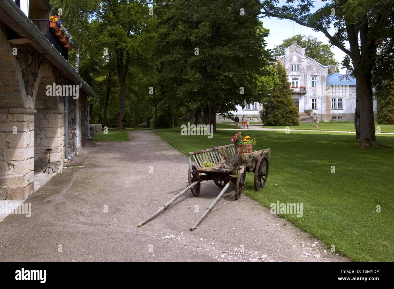 PÃ¤daste Manor in Muhumaa Stock Photo - Alamy