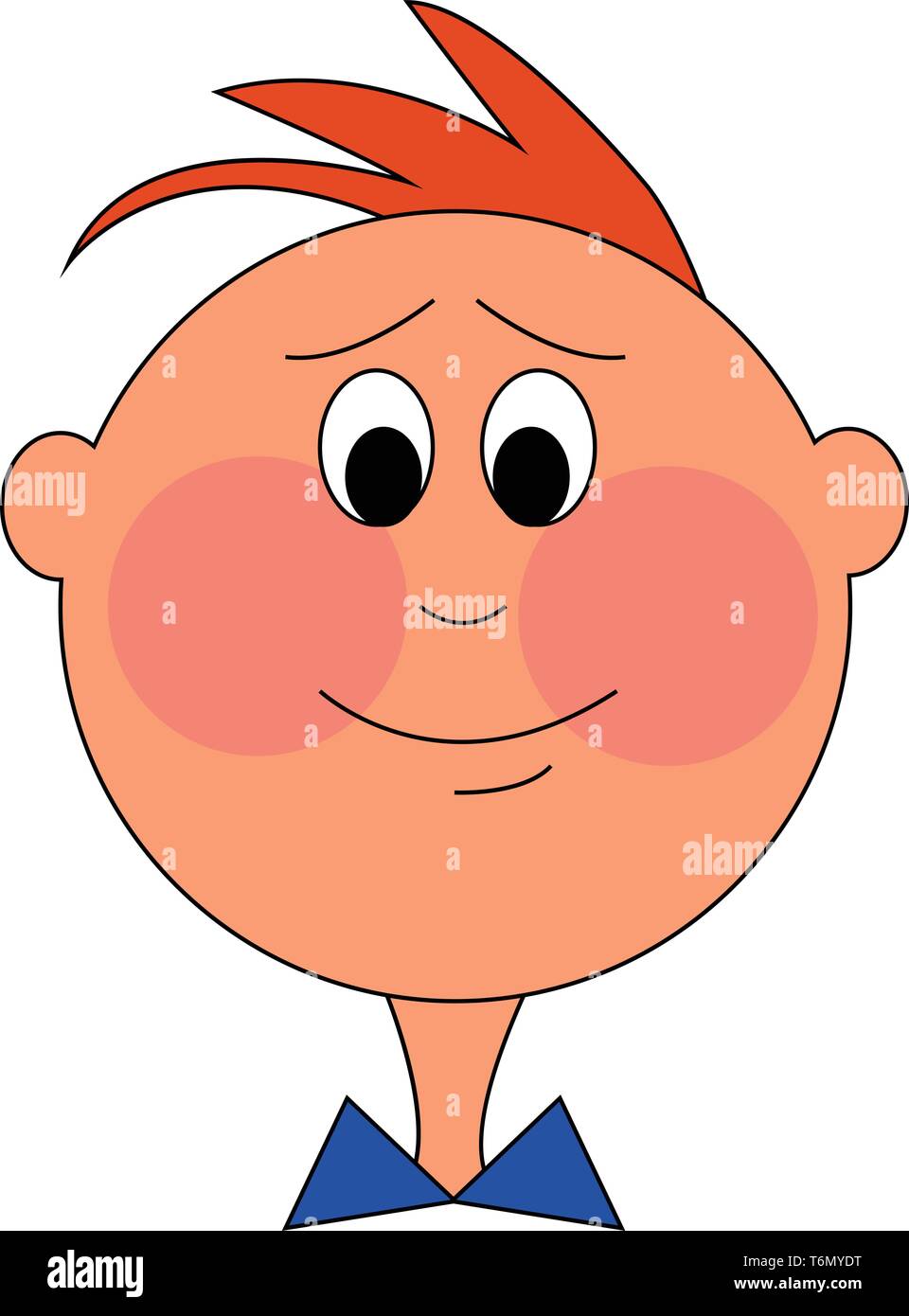 Cheeks red face Stock Vector Images - Alamy