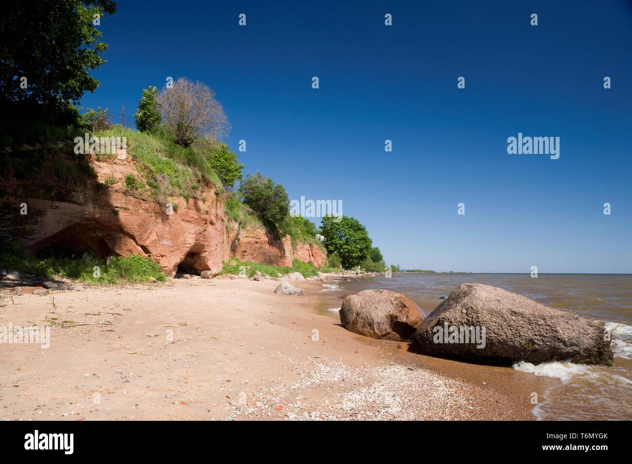 Coast in Kallaste, Lake Peipsi Stock Photo - Alamy