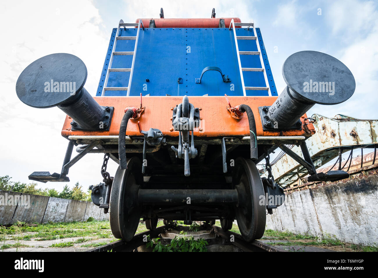 Abandoned old diesel locomotive hi-res stock photography and images - Alamy