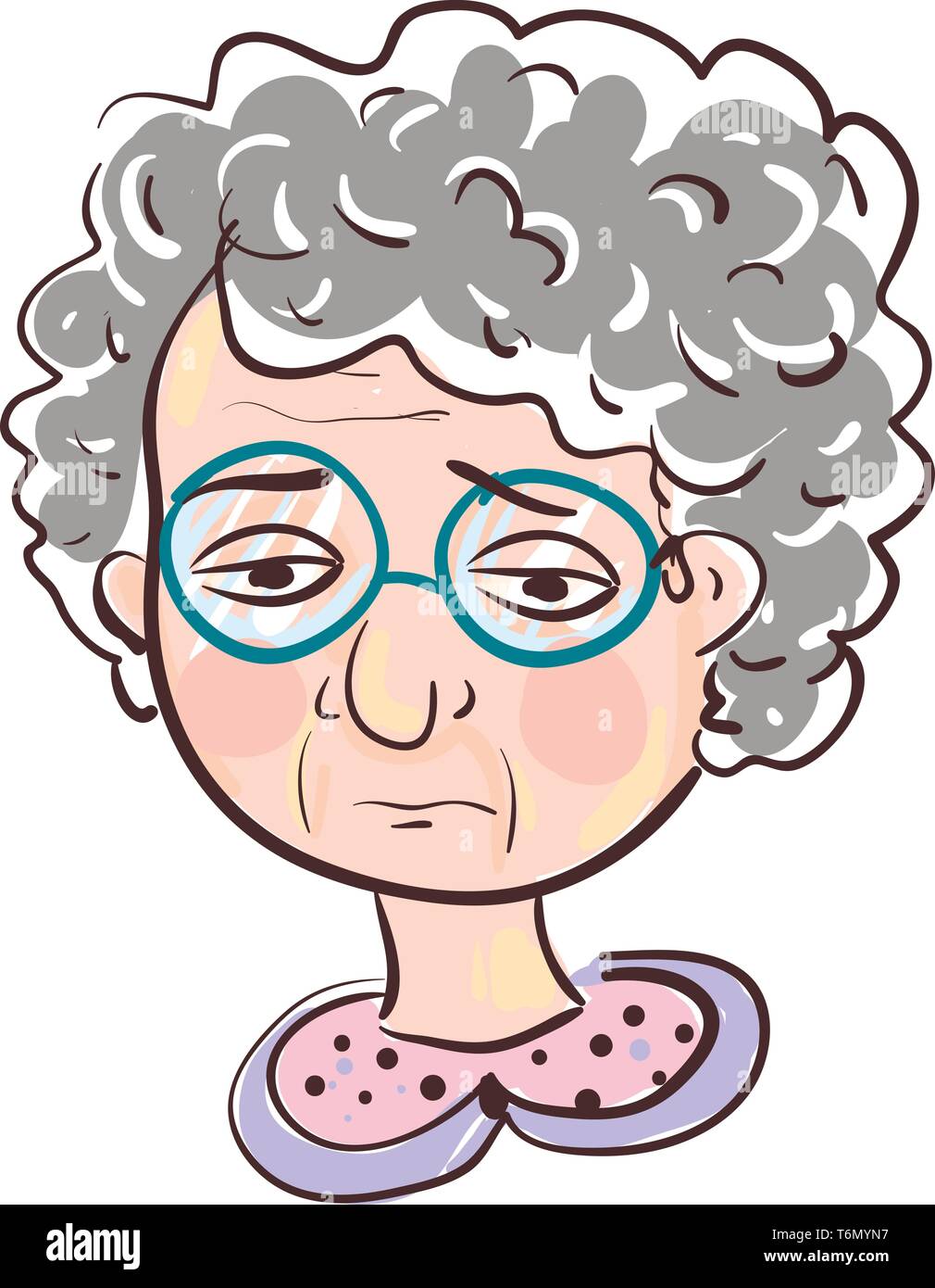 Woman old clothes Stock Vector Images - Alamy