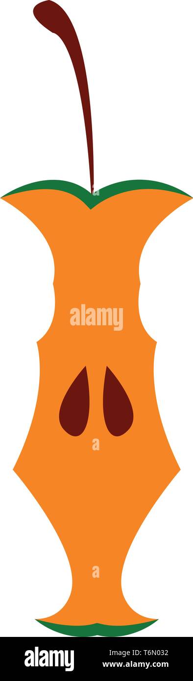 Ate an apple Stock Vector Images - Alamy