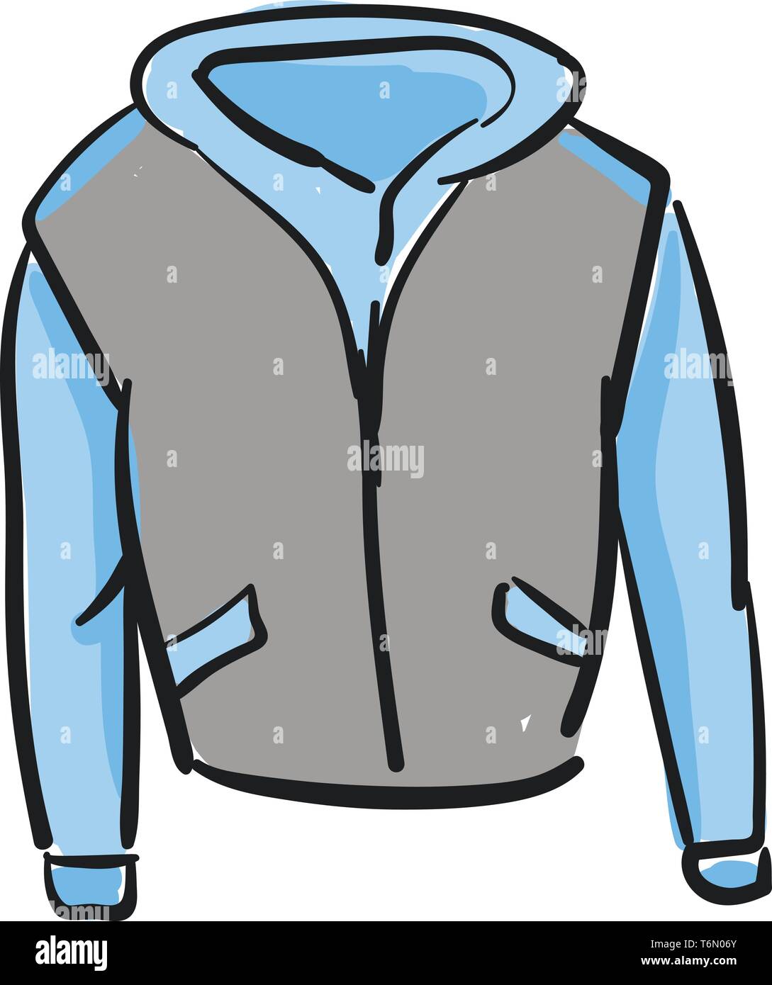 Blue satin jacket Stock Vector Images - Alamy