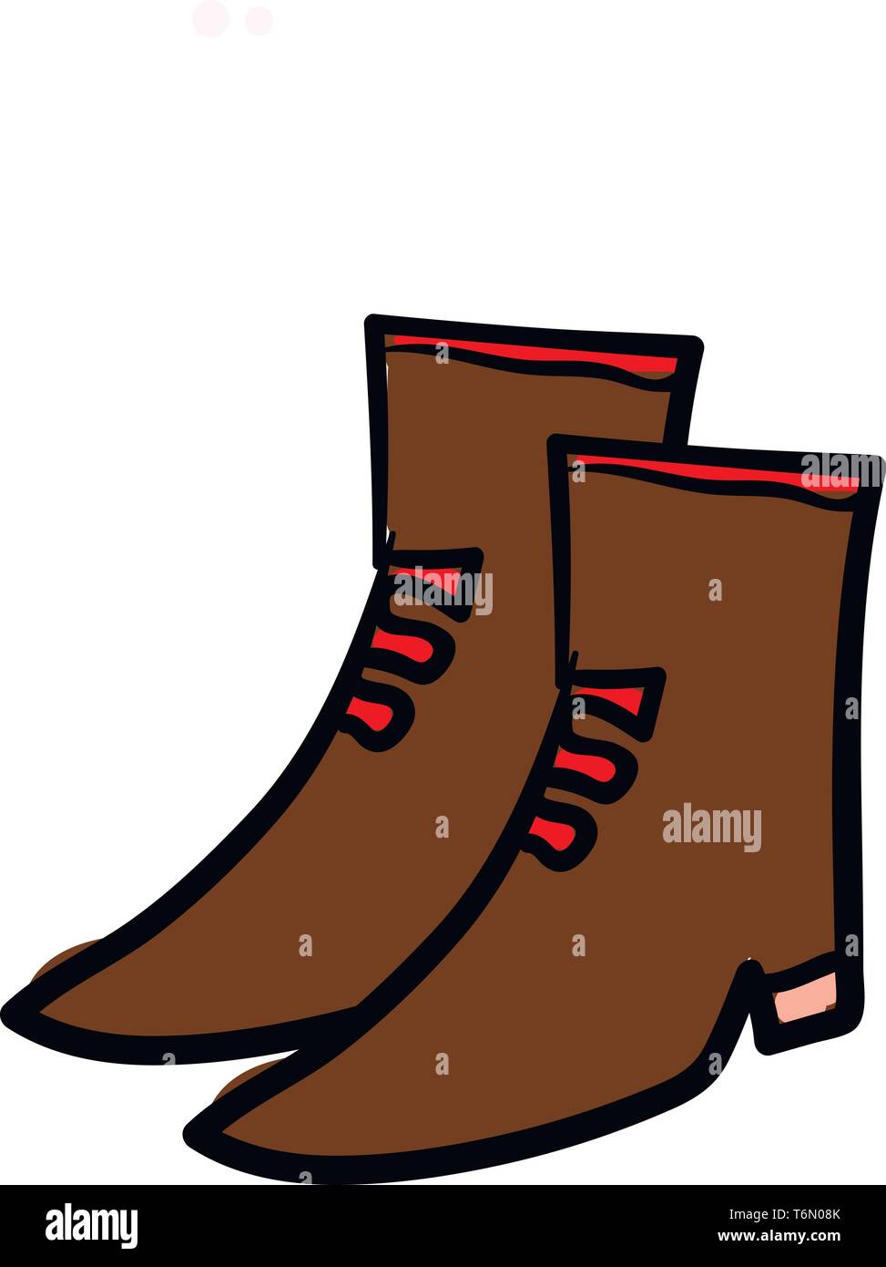 Leather boots drawing hi-res stock photography and images - Alamy