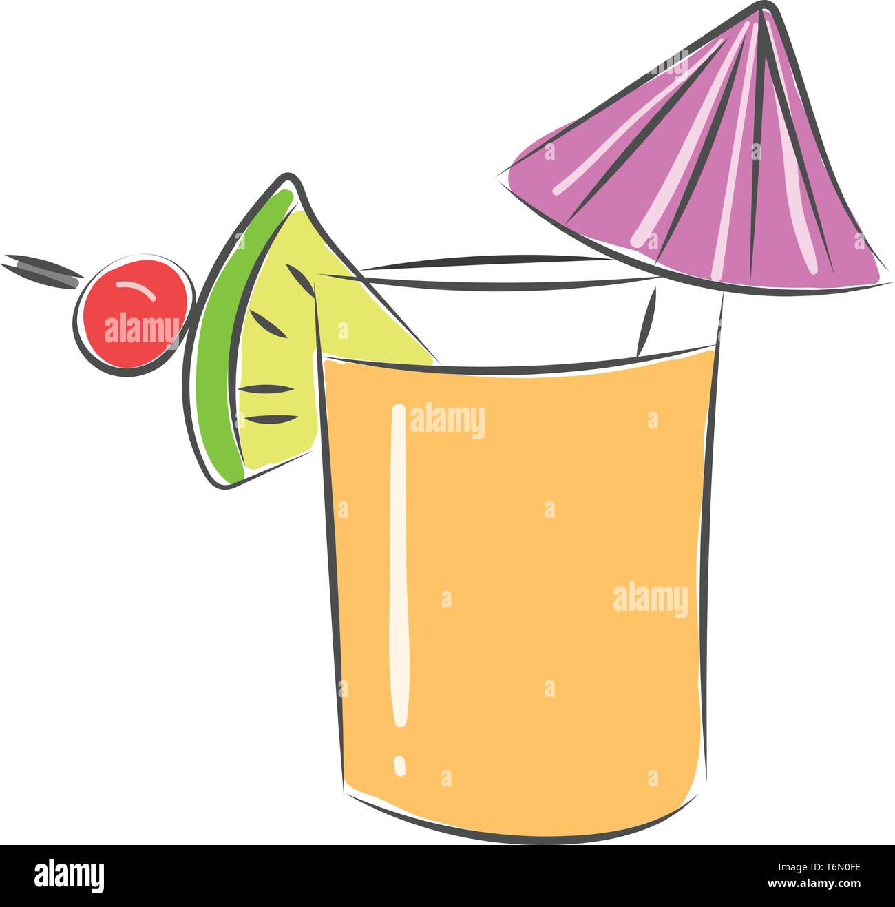 Orange juice mexico Stock Vector Images - Alamy