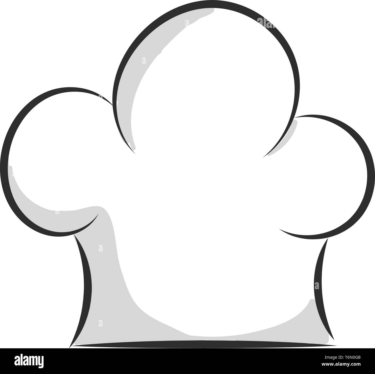 Chef hat symbol in Black and White Stock Photos & Images - Alamy