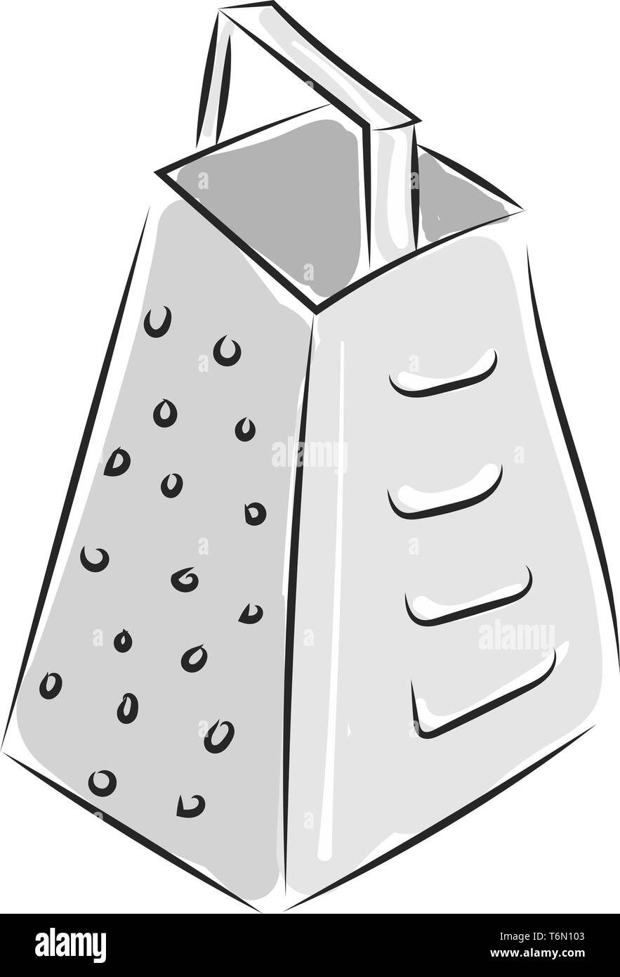 Grating vegetables Stock Vector Images - Alamy