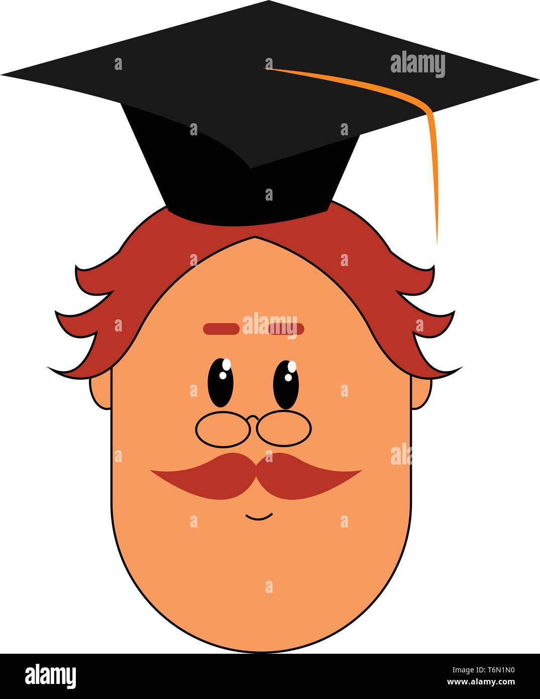 Cartoon man long mustache hi-res stock photography and images - Alamy
