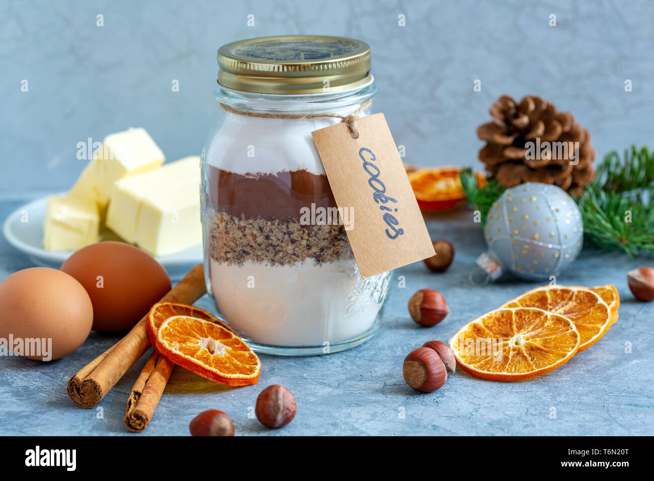 Cookie ingredients jar hi-res stock photography and images - Alamy