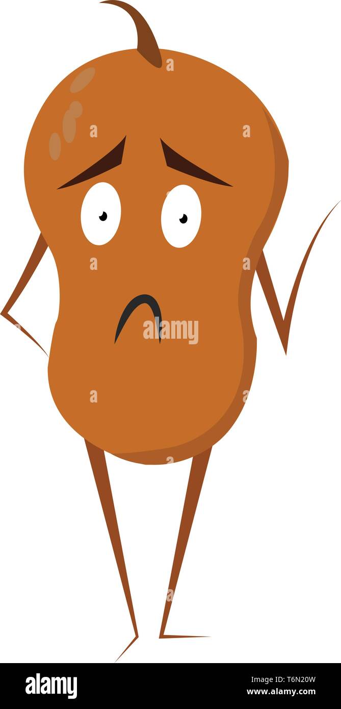 A fluffy monster rectangular in shape with spiky hair and a horn ...