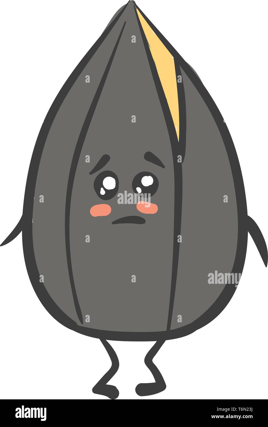 A tall sunflower plant that bears one flower head with bright yellow ...