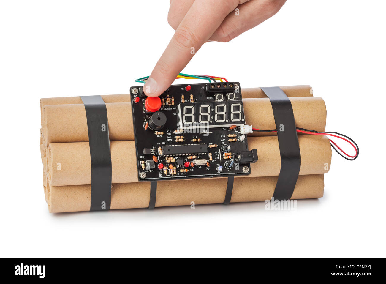 Bomb detonating button hi-res stock photography and images - Alamy
