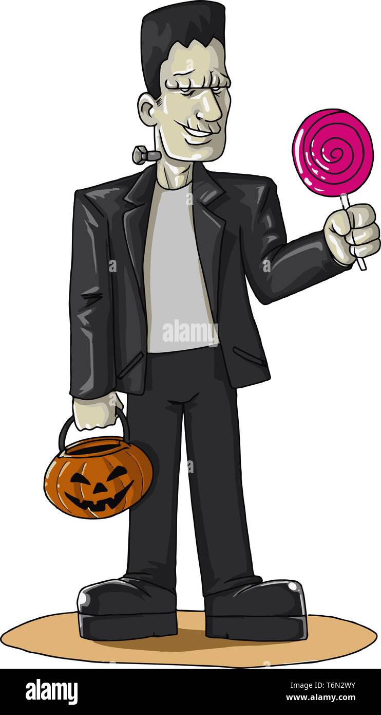 Frankeinstein in black coat hi-res stock photography and images - Alamy