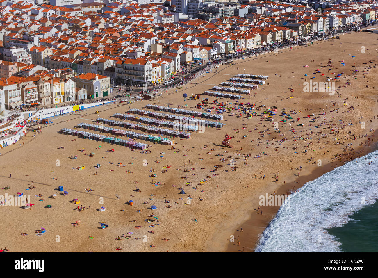 Nazare beach resort hi-res stock photography and images - Alamy