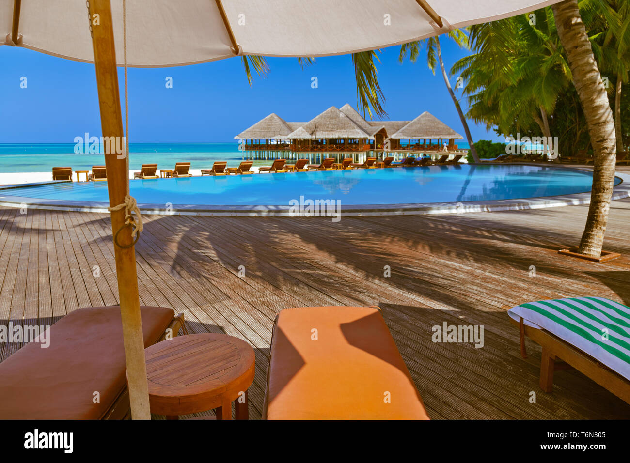 Restaurant By The Pool High Resolution Stock Photography and Images - Alamy
