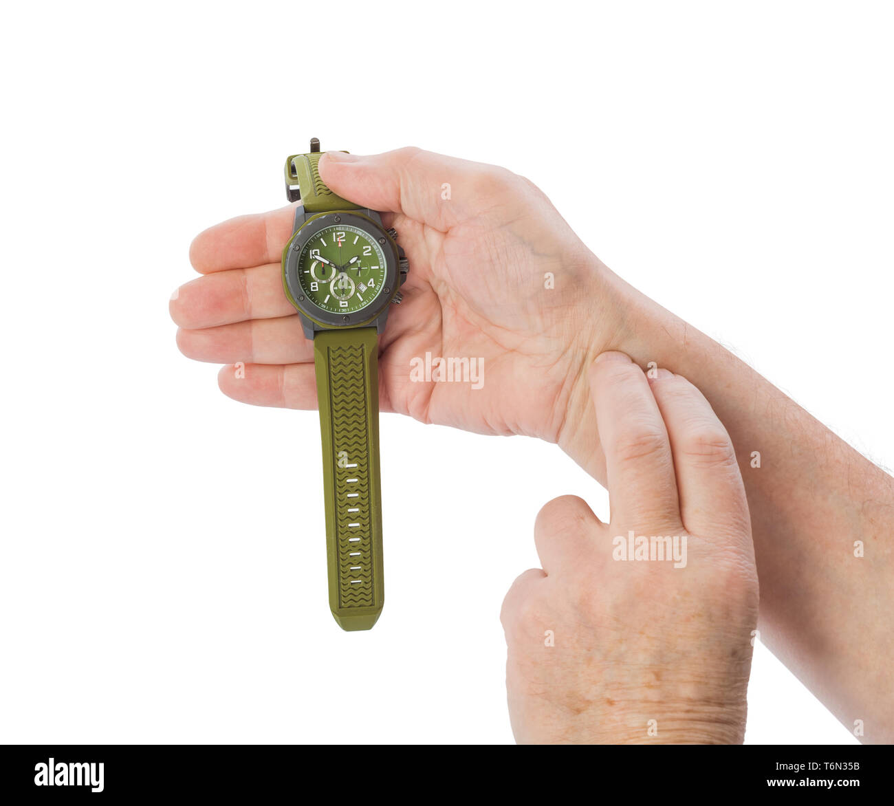Taking pulse hi-res stock photography and images - Alamy