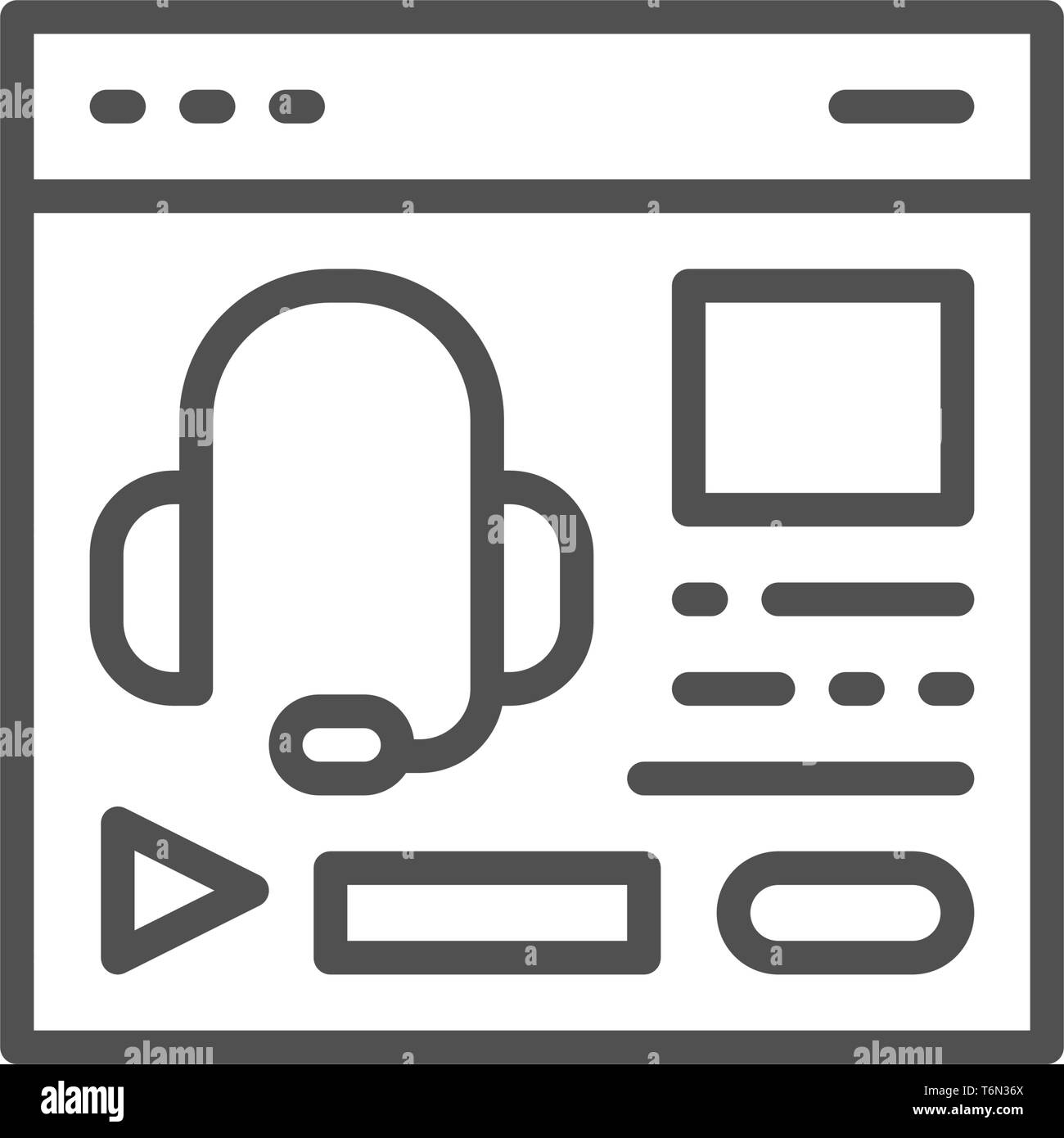 Online audio book Black and White Stock Photos & Images - Alamy