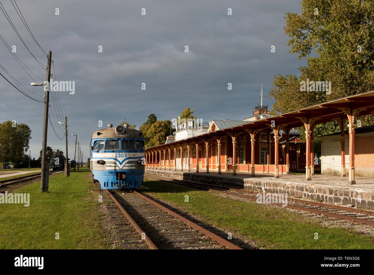 Haapsalu Railway Museum Stock Photo - Alamy