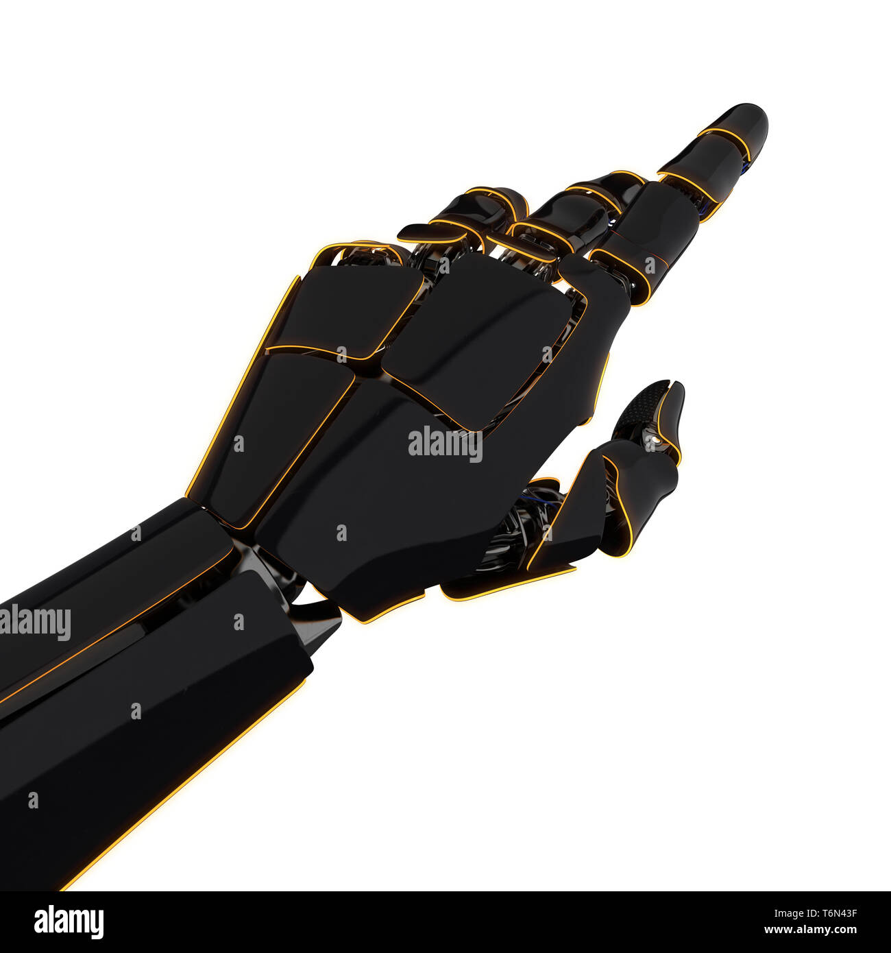 3D rendering robotic hand Stock Photo - Alamy