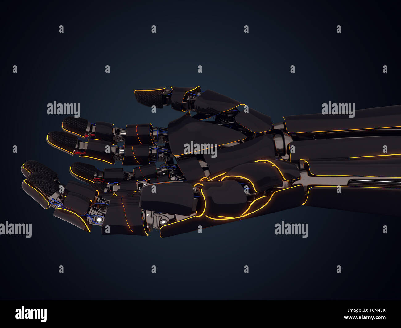 3D rendering robotic hand Stock Photo - Alamy