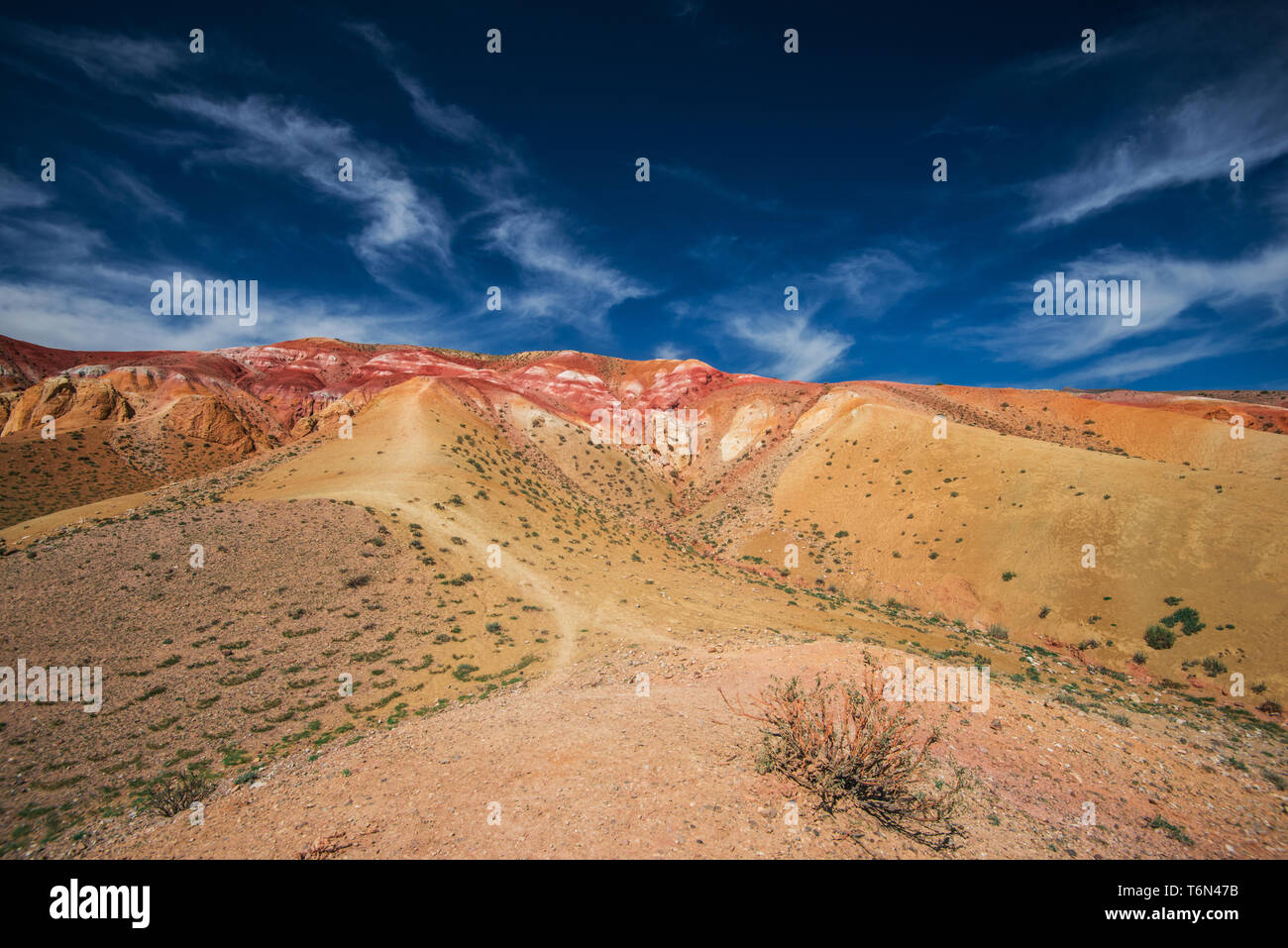 Valley of Mars landscapes Stock Photo - Alamy