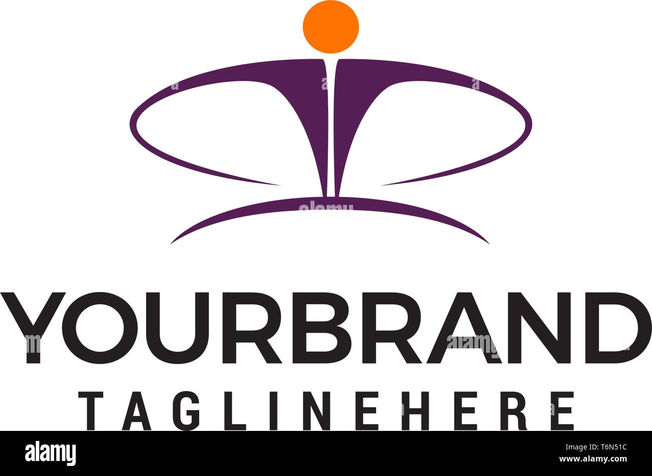 business person logo design concept template vector Stock Vector Image ...